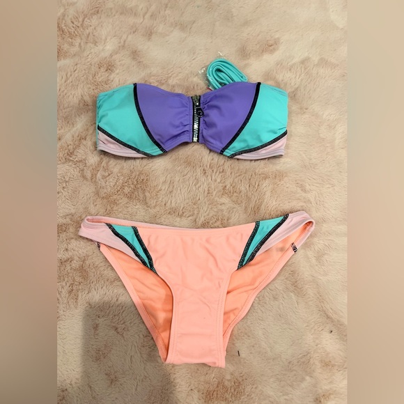 Antique | Swim | New Womens Neon Colors 2pc Bikini Bathing Suit | Poshmark